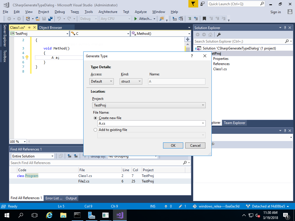 Roslyn.VisualStudio.IntegrationTests.CSharp.CSharpGenerateTypeDialog ...