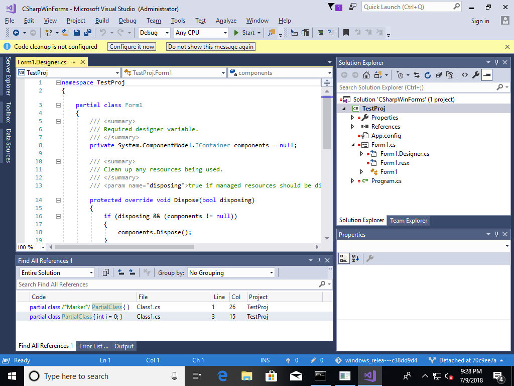 Flakey integration test VisualBasic.BasicWinForms.ChangeControlProperty ...
