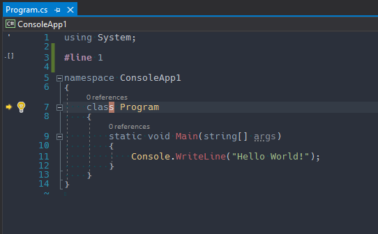 `#line` directive causes odd debugger behavior · Issue #44123 · dotnet/roslyn · GitHub