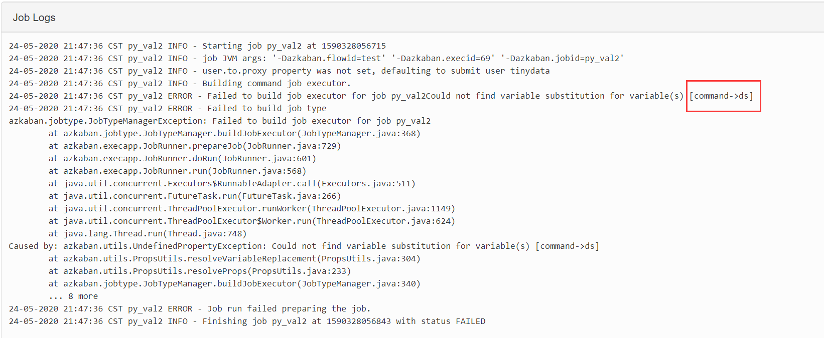 how to parameter passing at the end of commend · Issue #2534 · azkaban/azkaban · GitHub