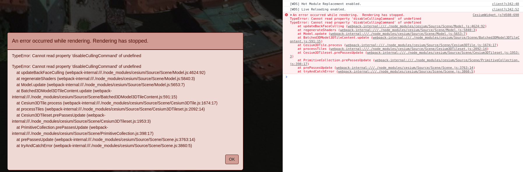 Typeerror Cannot Read Property Disablecullingcommand Of Undefined · Issue 9278 · Cesiumgs 