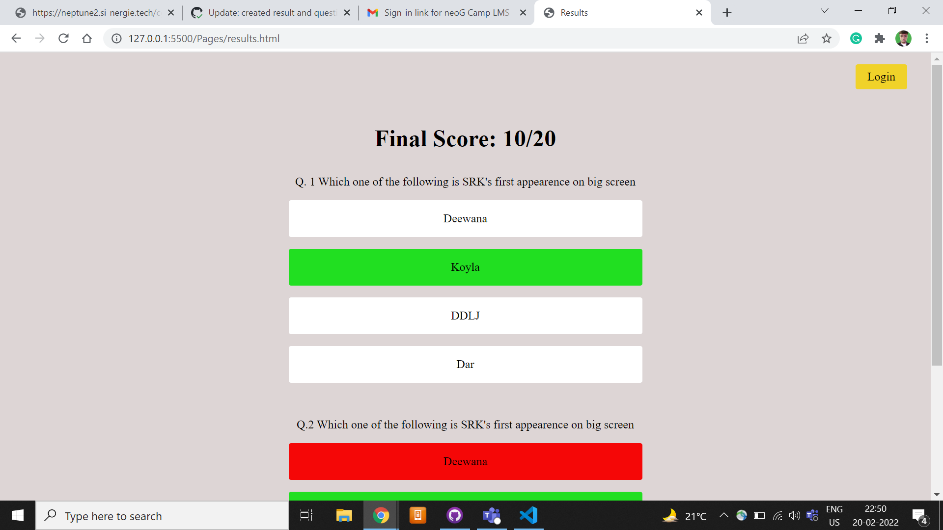 GitHub - HeyNitin/Quiz-app: This is a quiz app, which lets you play any quiz from mentioned ...