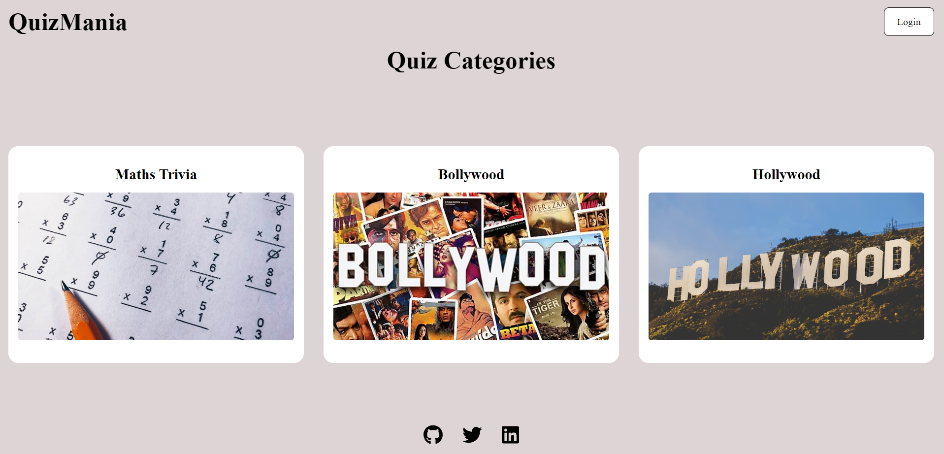GitHub - HeyNitin/quizMania: QuizMania is a quiz web-app. It consists of multiple categories of ...