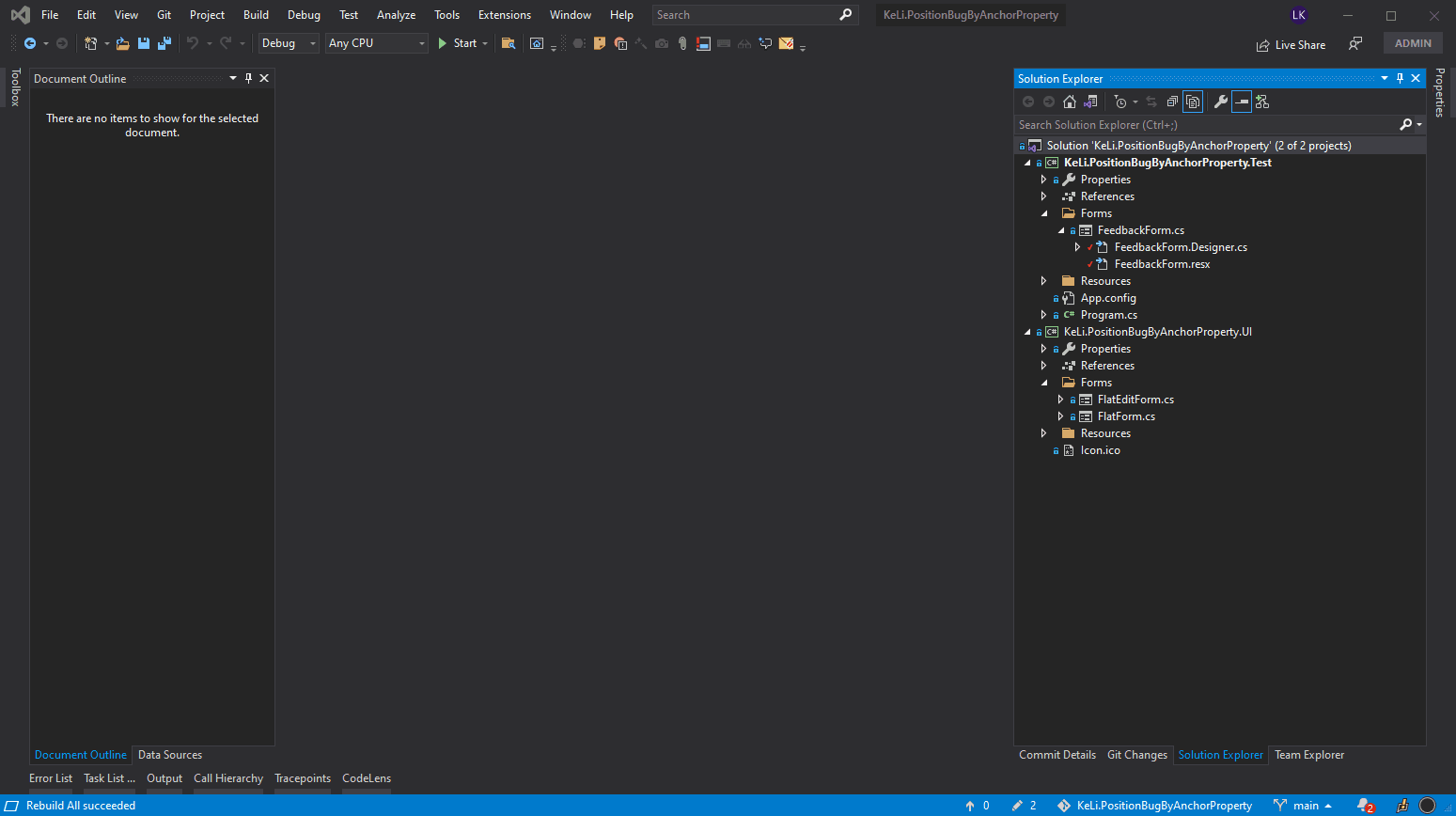 Anchor: "Bottom, Left" Bug · Issue #5414 · dotnet/winforms · GitHub