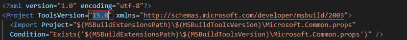 Automatically Build Corresponding Version Xml Data By Toolsversion 1045