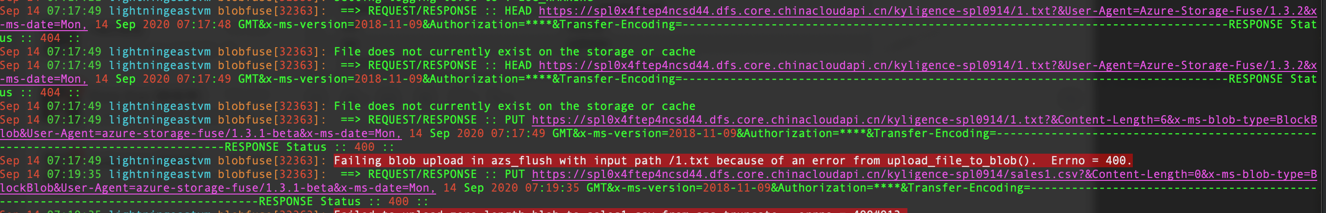 Can Not Upload File To Azure Datalake Storage Gen2 · Issue 469 · Azureazure Storage Fuse · Github