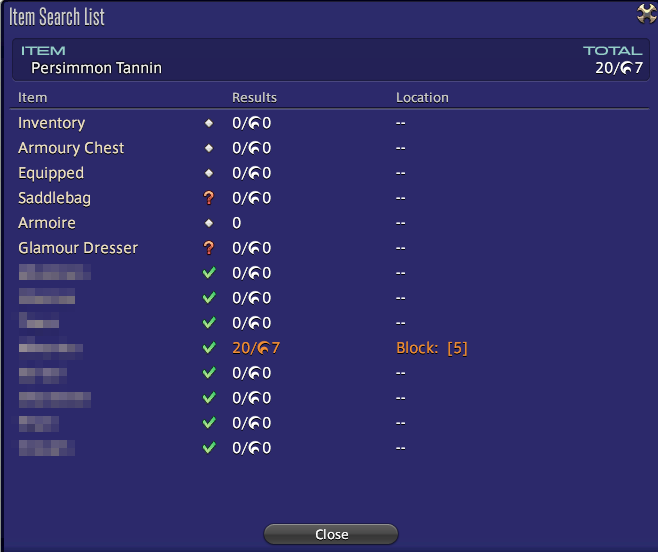 Bug: Retainer inventories not accurate · Issue #1243 · ffxiv-teamcraft/ffxiv-teamcraft · GitHub