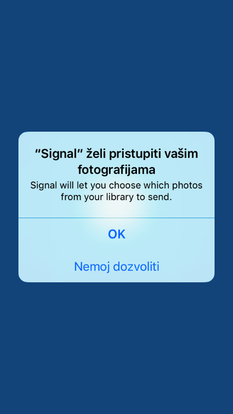 UIAlertViews are not localized · Issue #2506 · signalapp/Signal-iOS · GitHub