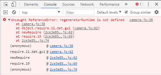 regeneratorRuntime is not defined · Issue #1 · llSourcell/pose ...