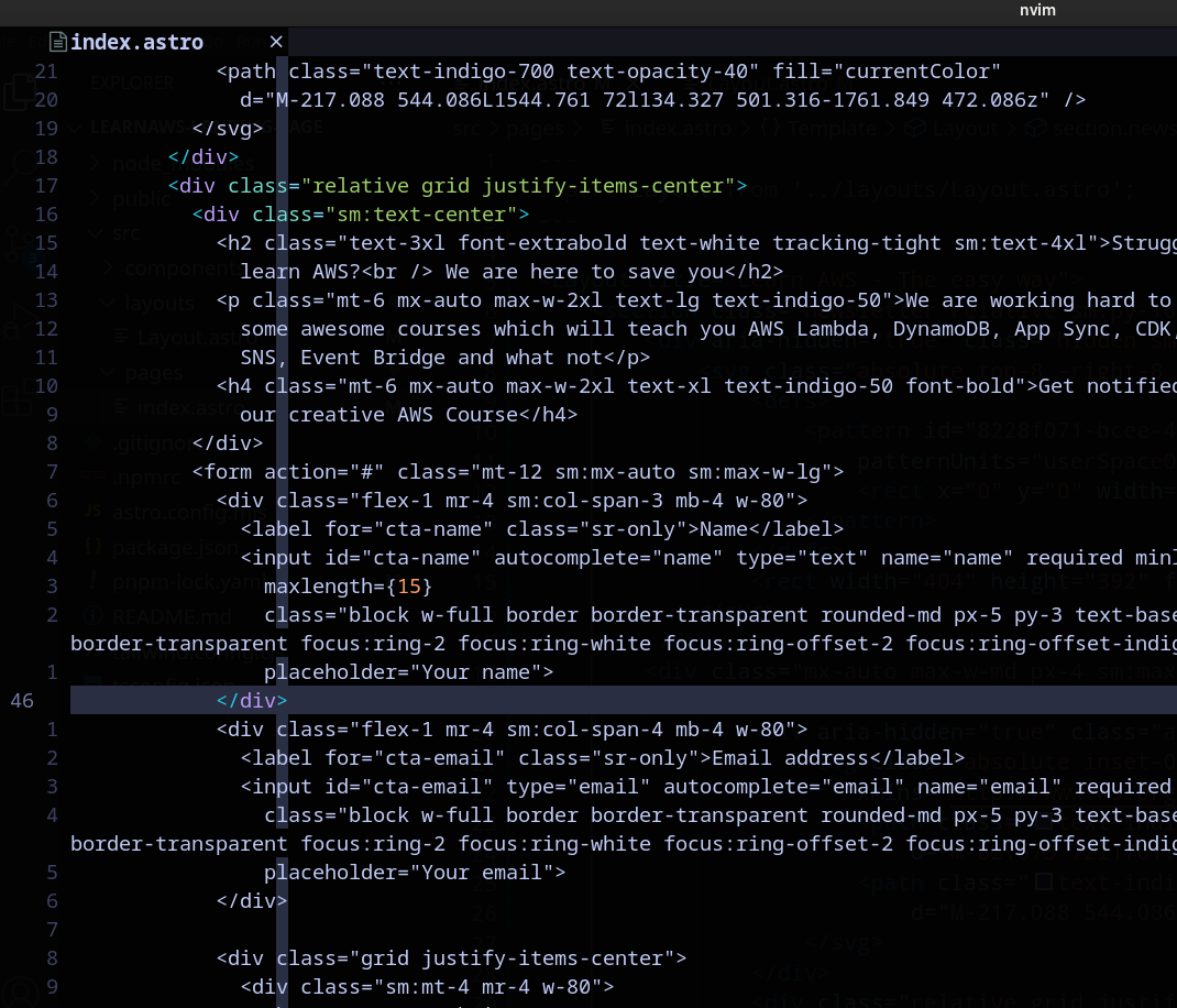 Support for Astro components in `.astro` files · Issue #1763 · nvim ...