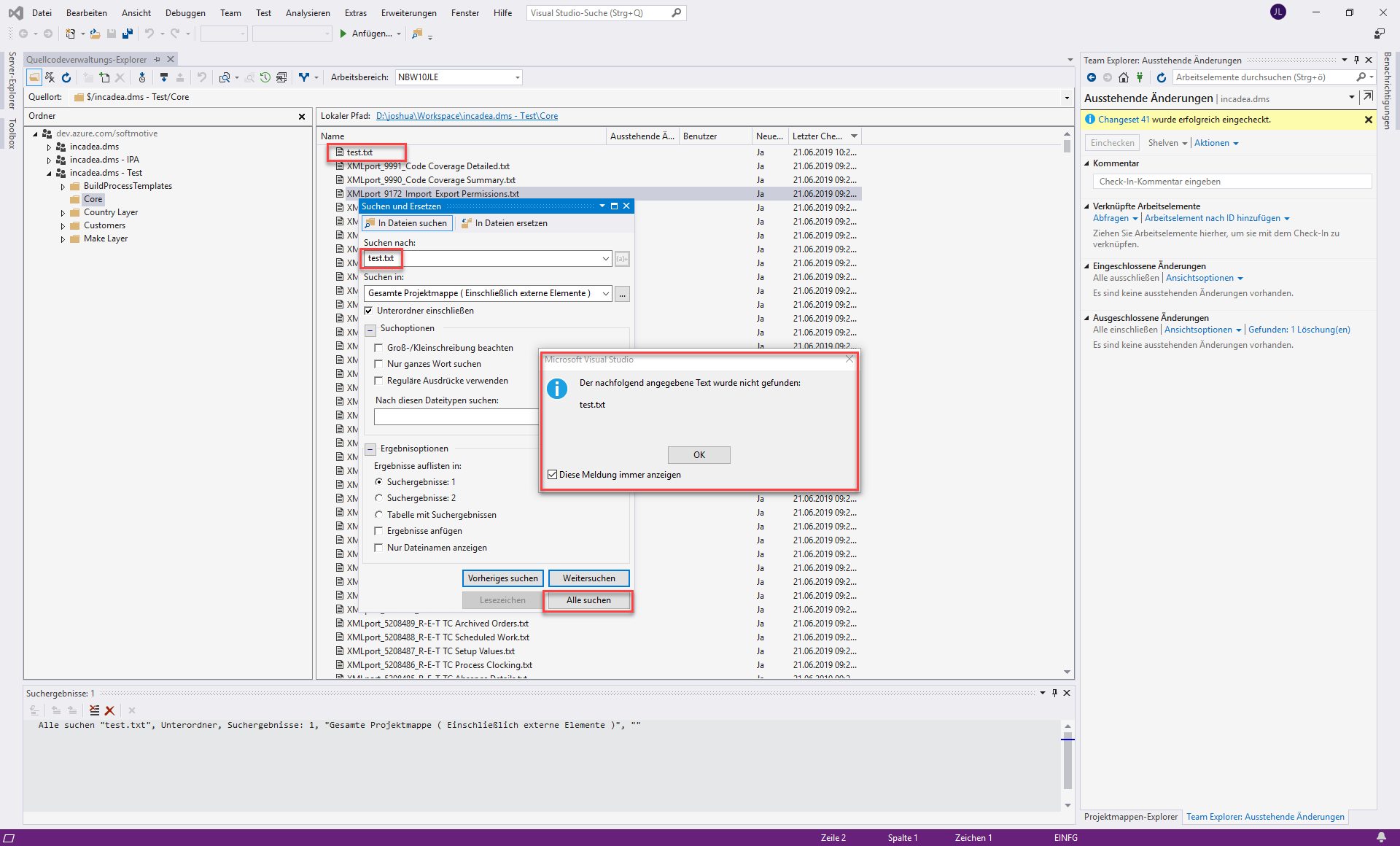 Search for Files not working (VS2019) · Issue #2389 · github/VisualStudio · GitHub