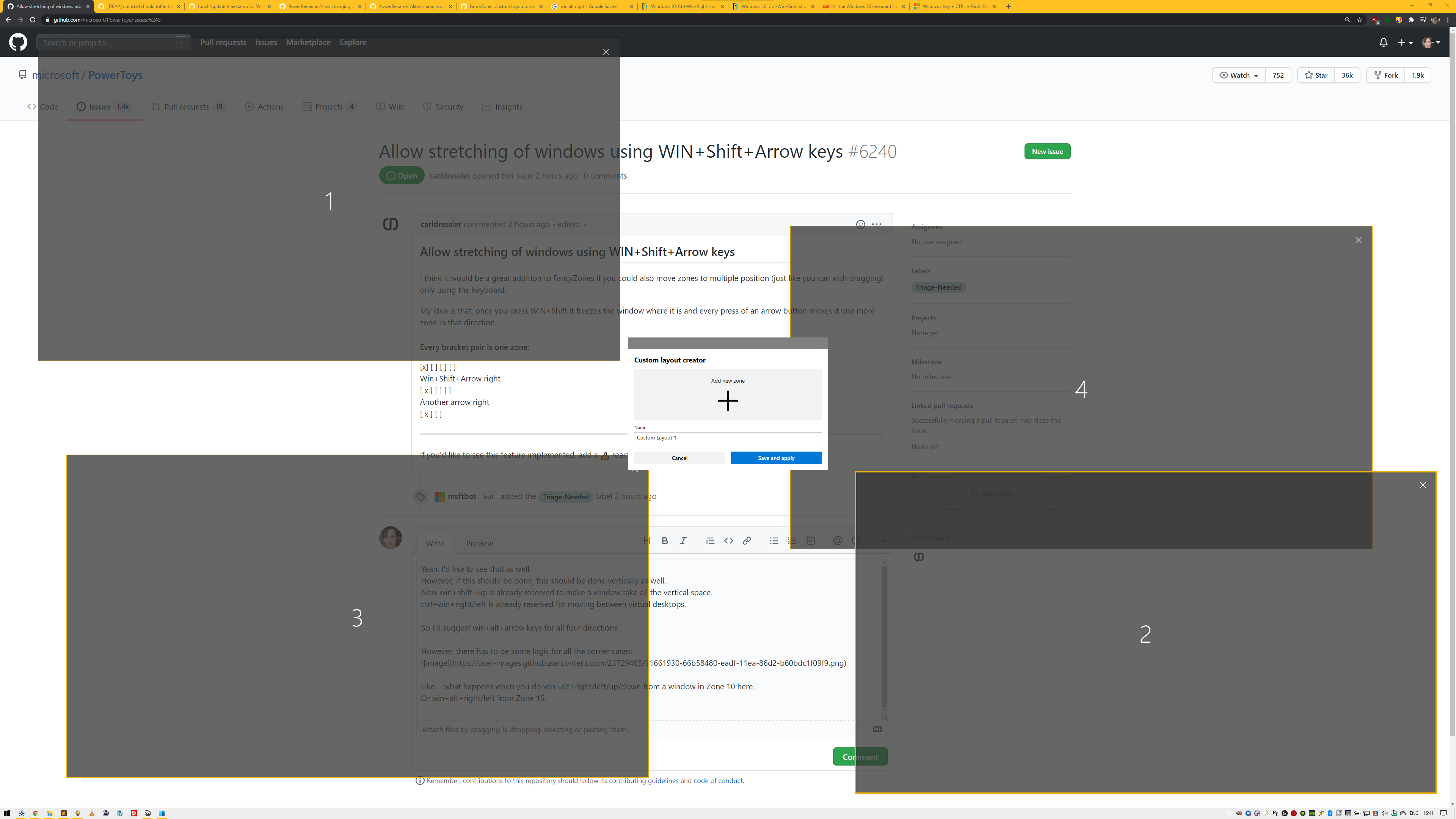 Allow stretching of windows using WIN+Shift+Arrow keys · Issue #6240 ...