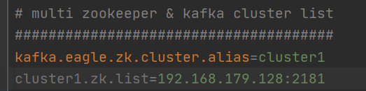 kafka-eagle配置zookeeper地址为：192.168.179.128:2181，连接zk时地址报错：Session 0x0 for server 192.168.179.128 ...