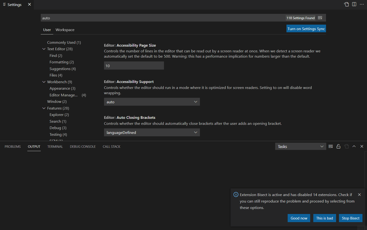 vscode settings can not run normally · Issue #130536 · microsoft/vscode ...