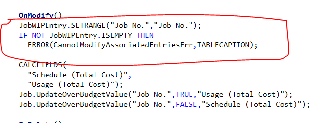 Need a event to allow users to change Job/job task with WIP entries ...