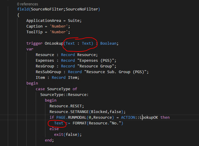 OnLookup Trigger parameter Text not working · Issue #1510 · microsoft/AL · GitHub