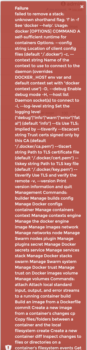 Unable To Delete Empty Stack · Issue 6069 · Portainer Portainer · Github
