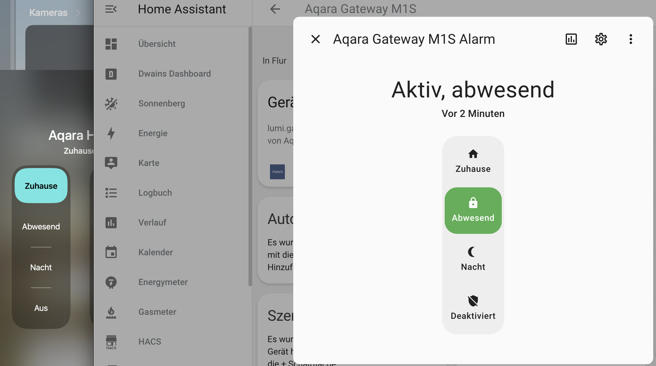 Aqara Hub M1S - Alarm Mode is not synced between HA and Homekit/Mi Home/Aqara Home · Issue #208 ...