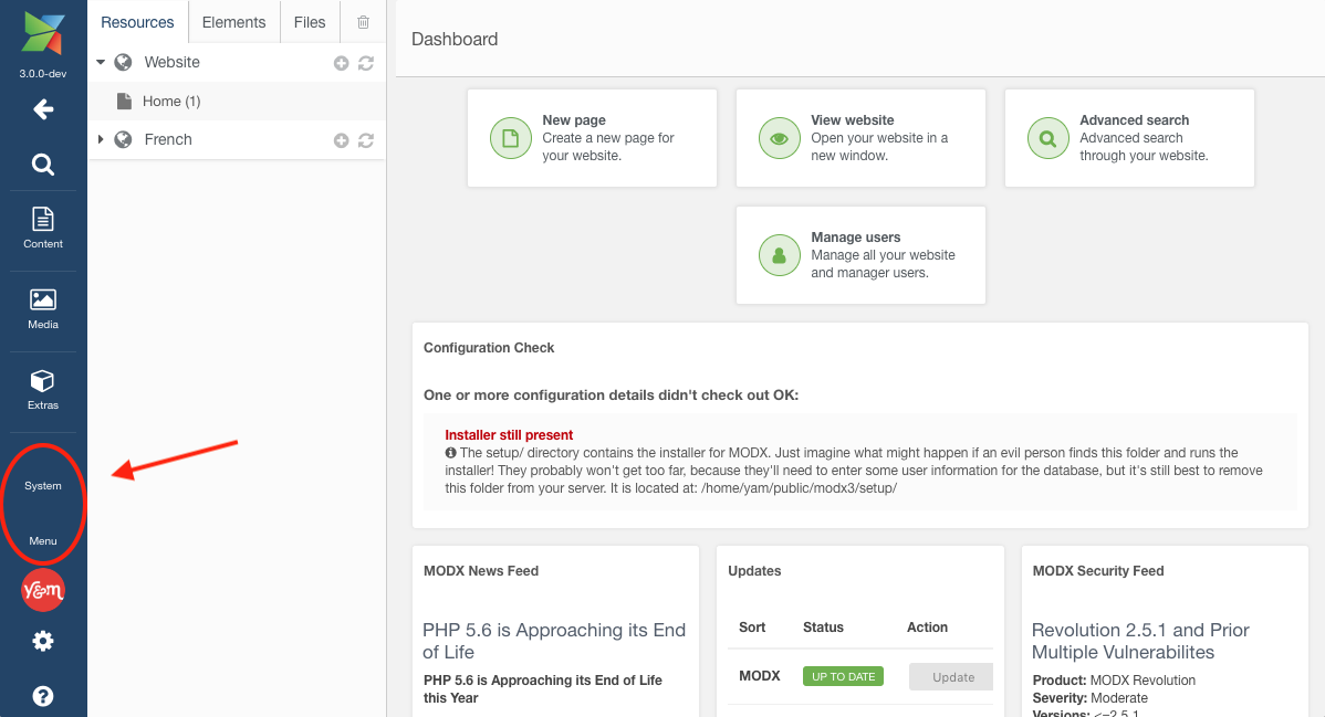 MODX 3: Sidebar - line height on menu items too big if text falls onto 2 lines · Issue #13983 ...
