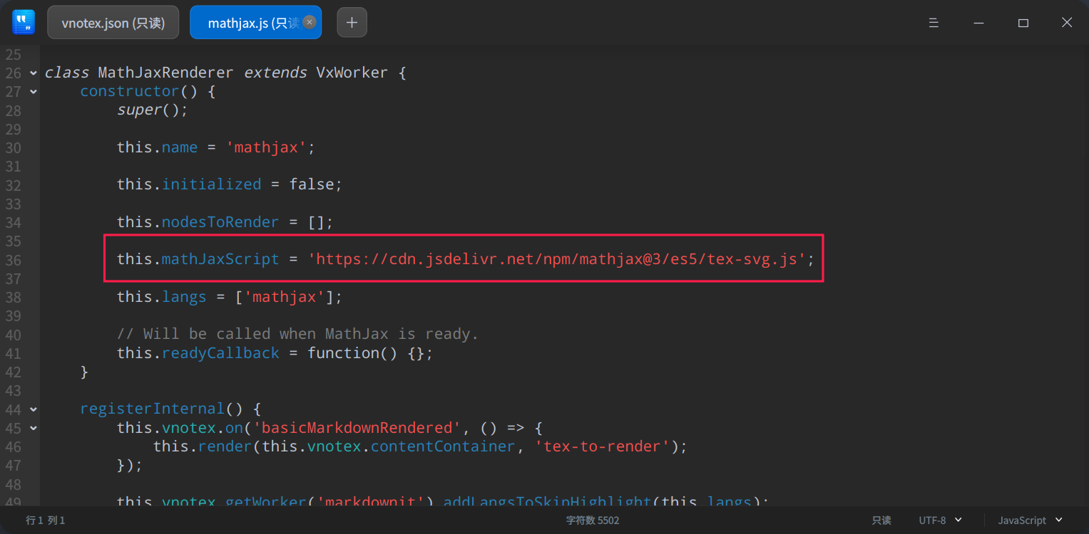mathJaxScript今天莫名就失效了，公式都渲染不出来 · Issue #2133 · vnotex/vnote · GitHub