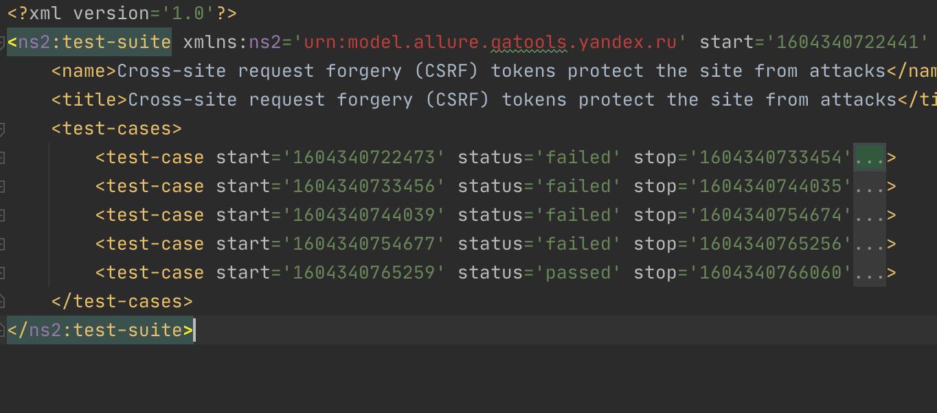 Some Failed Test Cases Not Shown In Report · Issue 1058 · Allure Framework Allure2 · Github