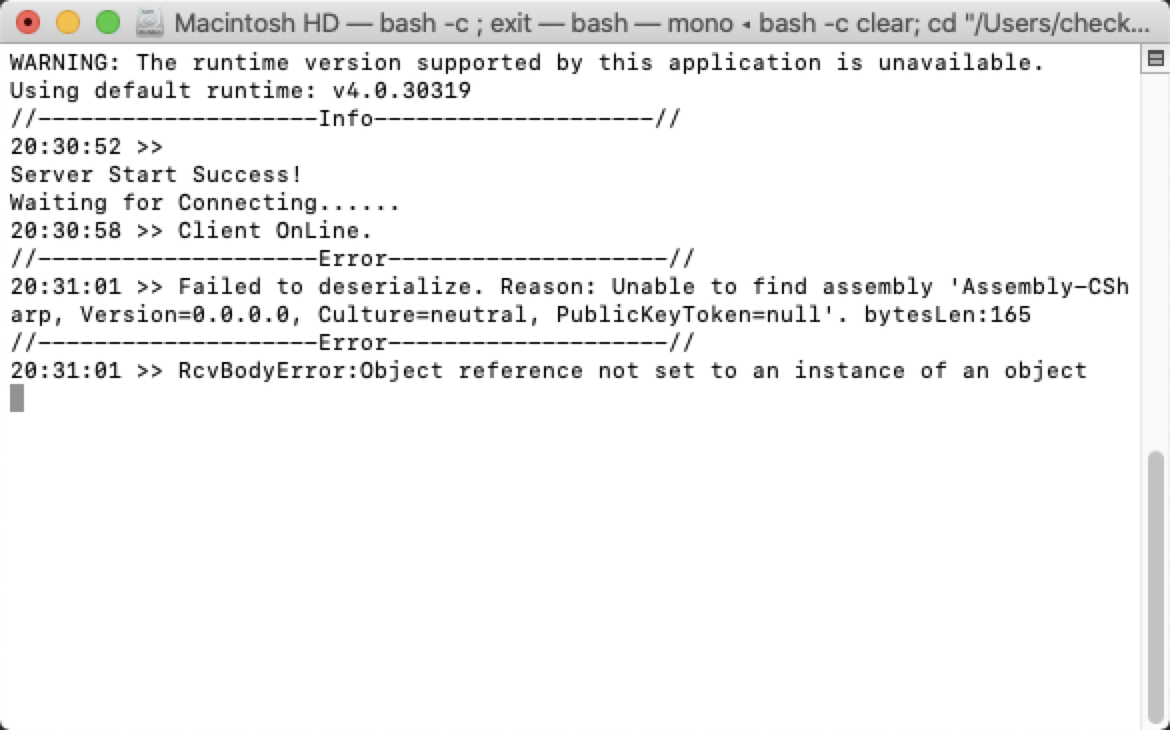 NetMsg信息序列化解压失败，服务器报错 · Issue #1 · PlaneZhong/PESocket · GitHub