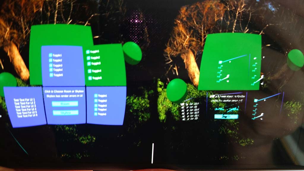 Unity3D and Daydream UI with only skybox bkg in Pixel XL has right eye ...