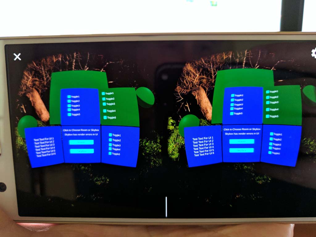 Unity3D and Daydream UI with only skybox bkg in Pixel XL has right eye distortion · Issue #660 ...