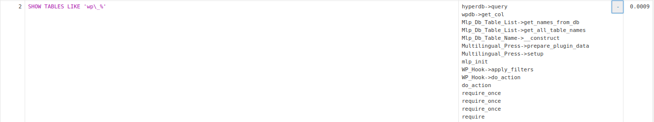 Stop expensive SHOW Table query · Issue #298 · inpsyde/multilingual-press · GitHub