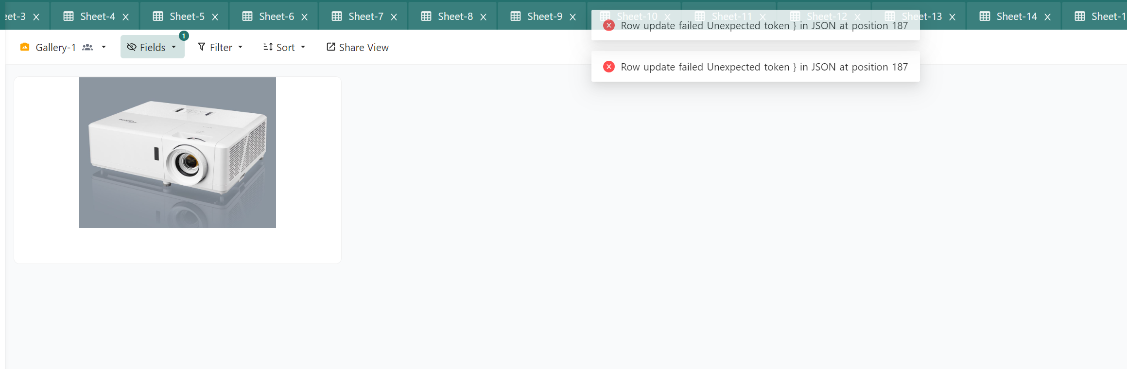 🐛 Bug: SyntaxError: Unexpected token } in JSON --> breaks and lost all data in table · Issue ...