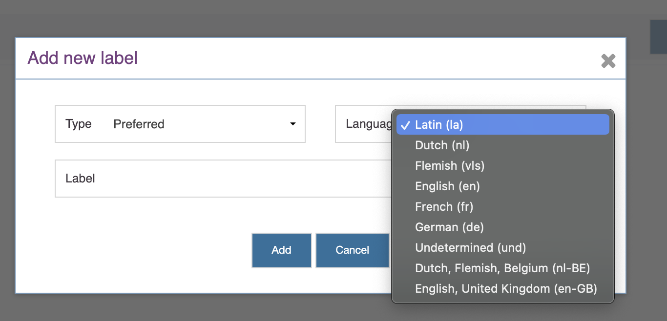 Show IANA language tags when selecting a language · Issue #766 ...