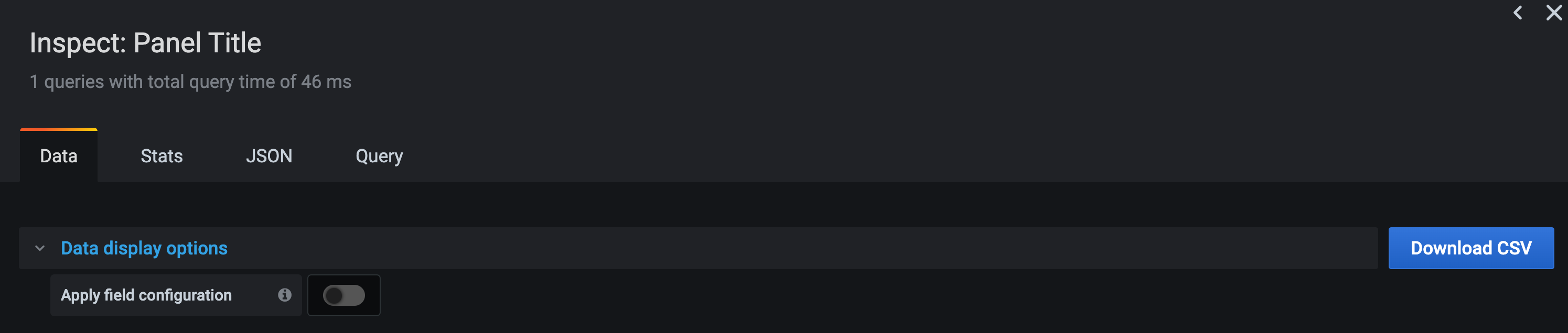 Update UI for Panel Inspect data display options and transformations · Issue #25268 · grafana ...