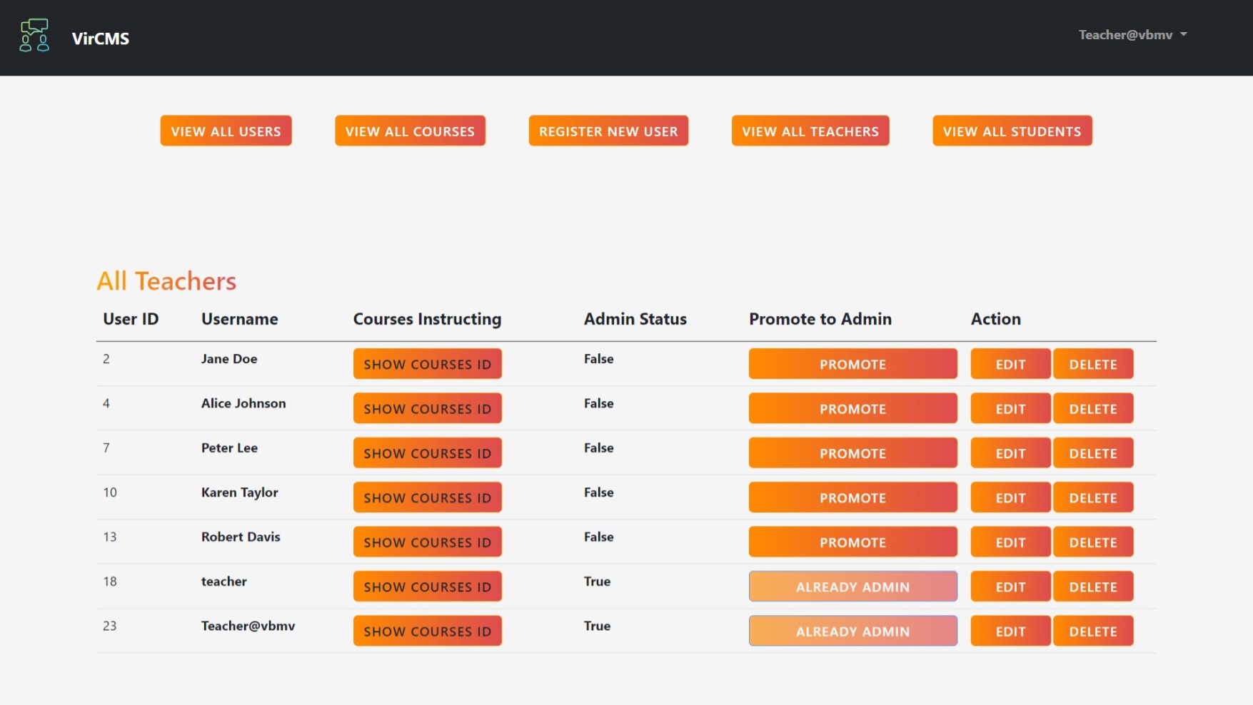 GitHub - Lord-Of-Victory/VCMS: Virtual Classroom Management System