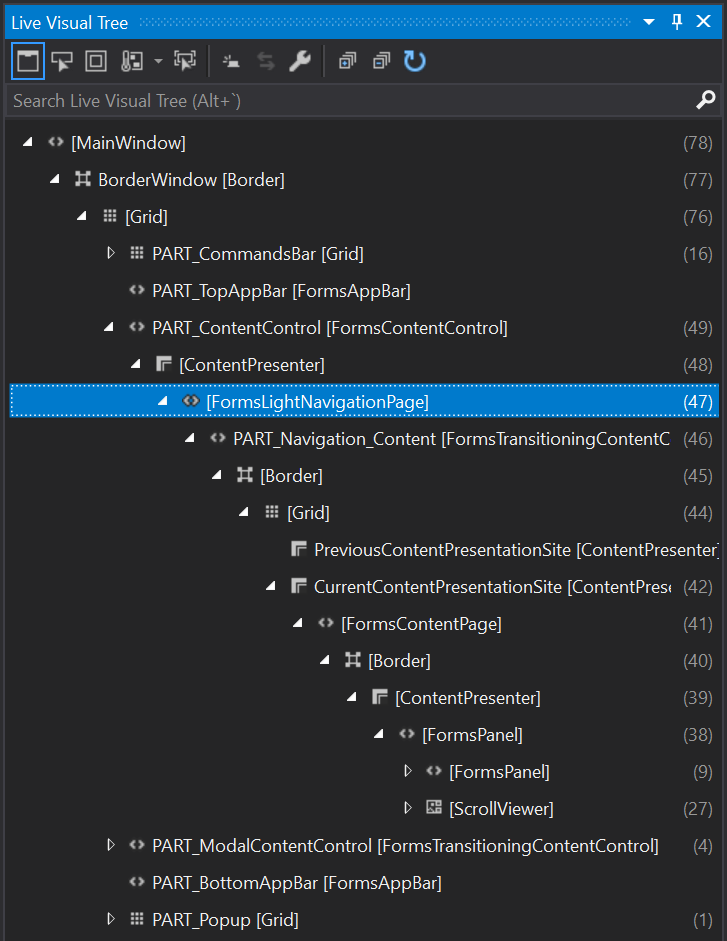 Bug Wpf `treehelper` Doesnt Pass `forceusingthevisualtreehelper` To Recursive Calls · Issue