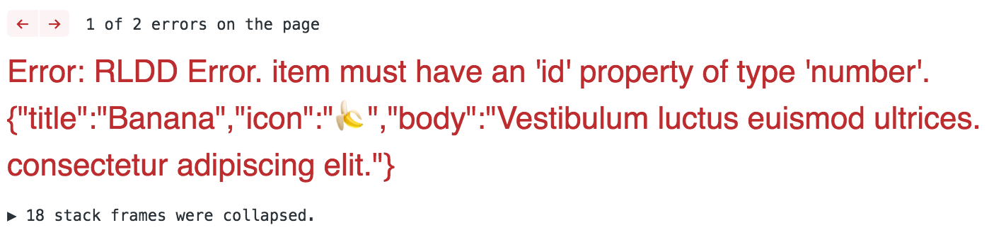 Nothing was returned from render. This usually means a return statement is missing. Or, to ...
