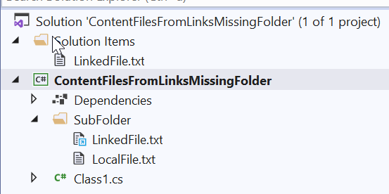 ContentFiles from Link'ed Files not in correct folder · Issue #9643 · NuGet/Home · GitHub