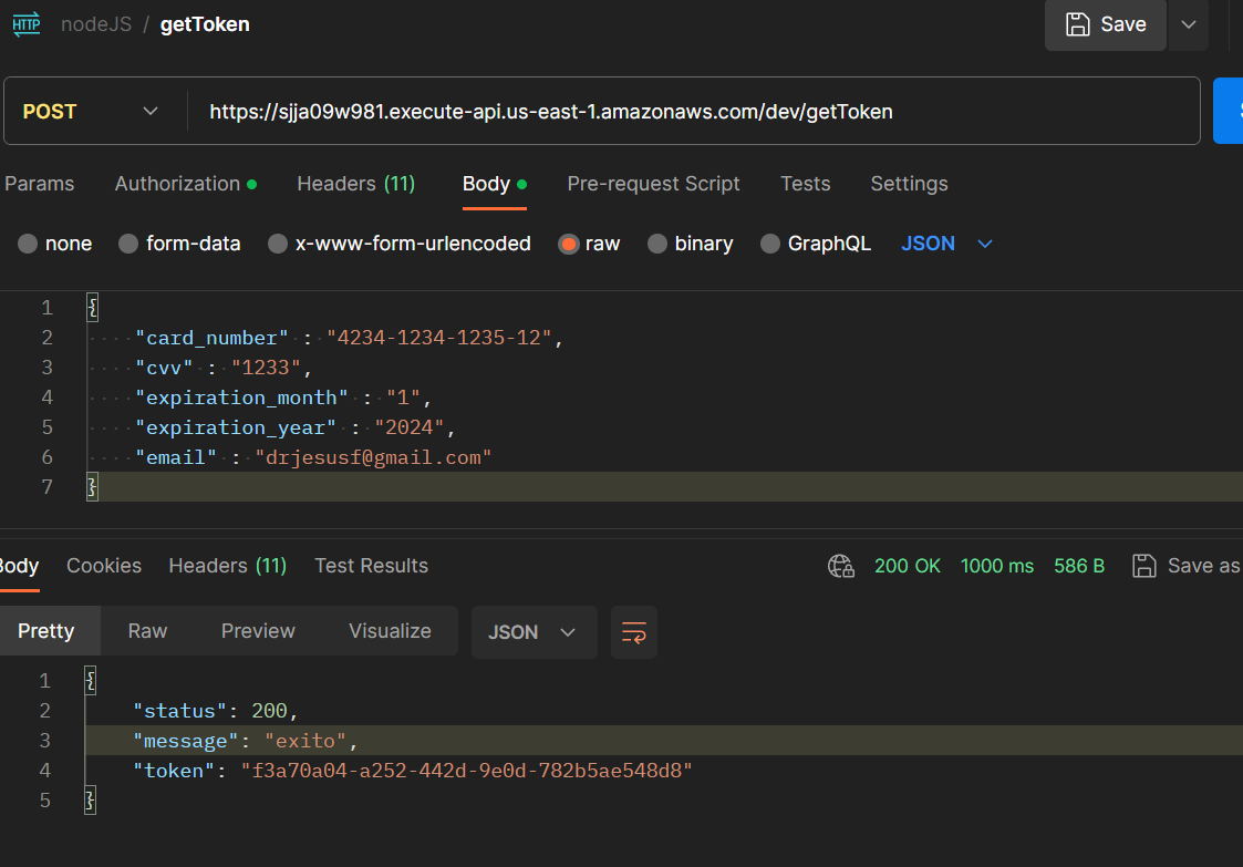 GitHub - drjesusf/card-tokenization