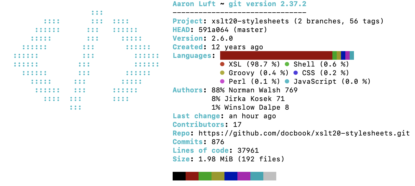 adds language xsl #490 by atluft · Pull Request #788 · o2sh/onefetch · GitHub