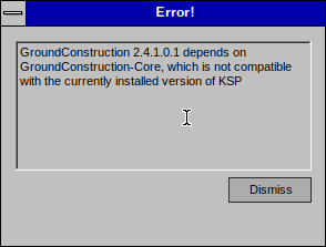 [Bug] Can't install GroundConstruction · Issue #2797 · KSP-CKAN/CKAN ...