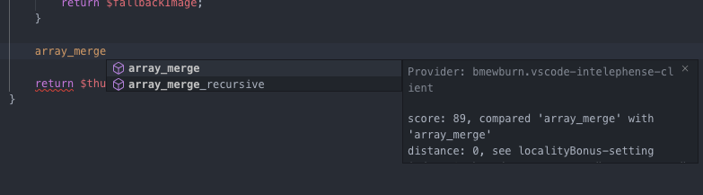 Strange Popup while typing · Issue #675 · bmewburn/vscode-intelephense · GitHub