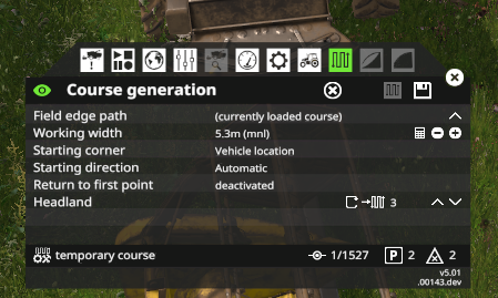 Course generation and starting direction · Issue #1793 · Courseplay ...