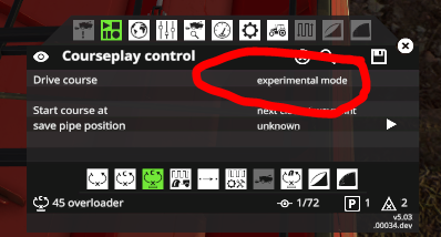 Experimental Drive Mode · Issue #2889 · Courseplay/courseplay · GitHub