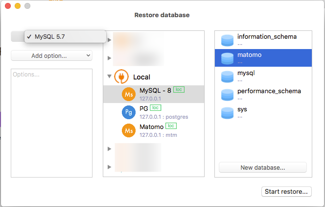 Can not restore database for MySQL 8 · Issue #645 · TablePlus/TablePlus · GitHub