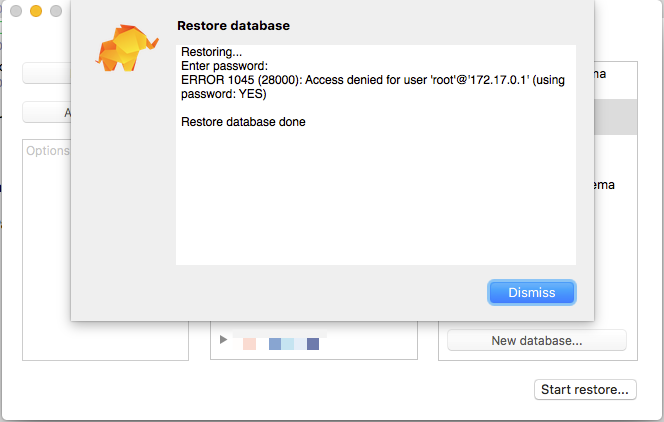 Restoring database with no password fails · Issue #646 · TablePlus/TablePlus · GitHub