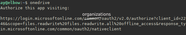 Authorization O365 business · Issue #327 · skilion/onedrive · GitHub