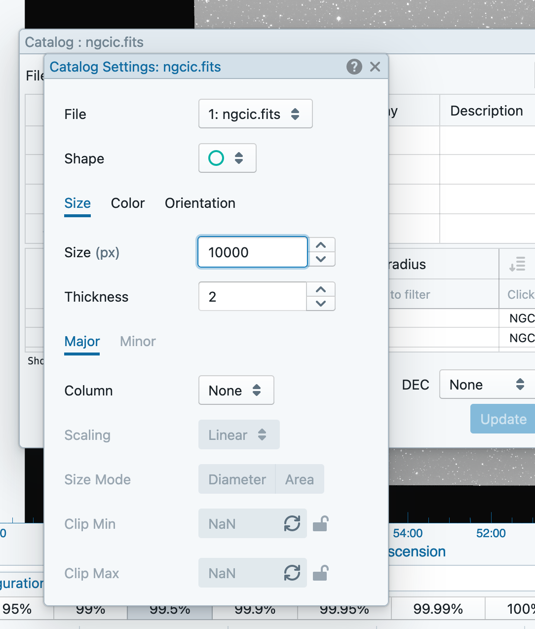 Catalog marker maximum size of 50 pixels not enforced on manual entry · Issue #1544 · CARTAvis ...