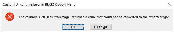 Custom UI Runtime Error in BERT2 Ribbon Menu · Issue #193 · sdllc/Basic-Excel-R-Toolkit · GitHub