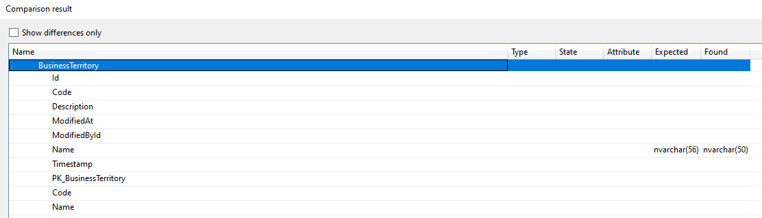 Compare DBContext to Database hiding differences · Issue #1564 · ErikEJ ...