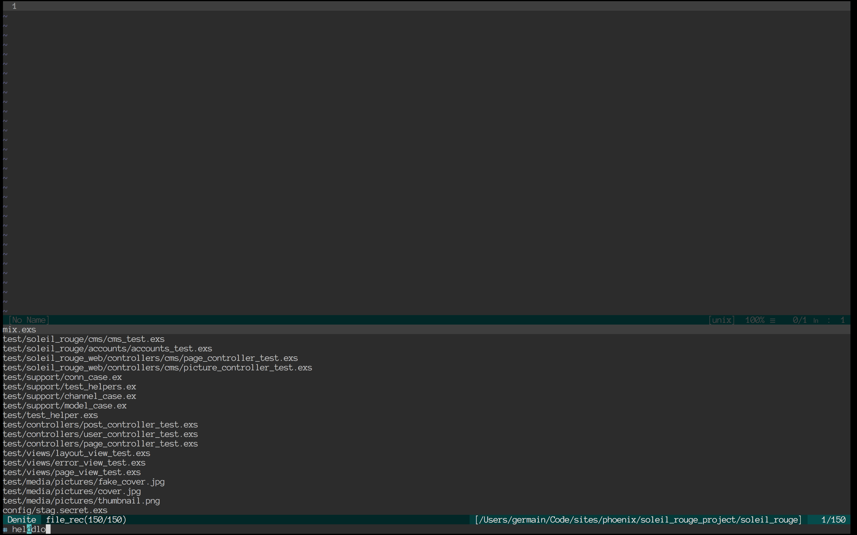 delete key behaves as left arrow key · Issue #431 · Shougo/denite.nvim · GitHub