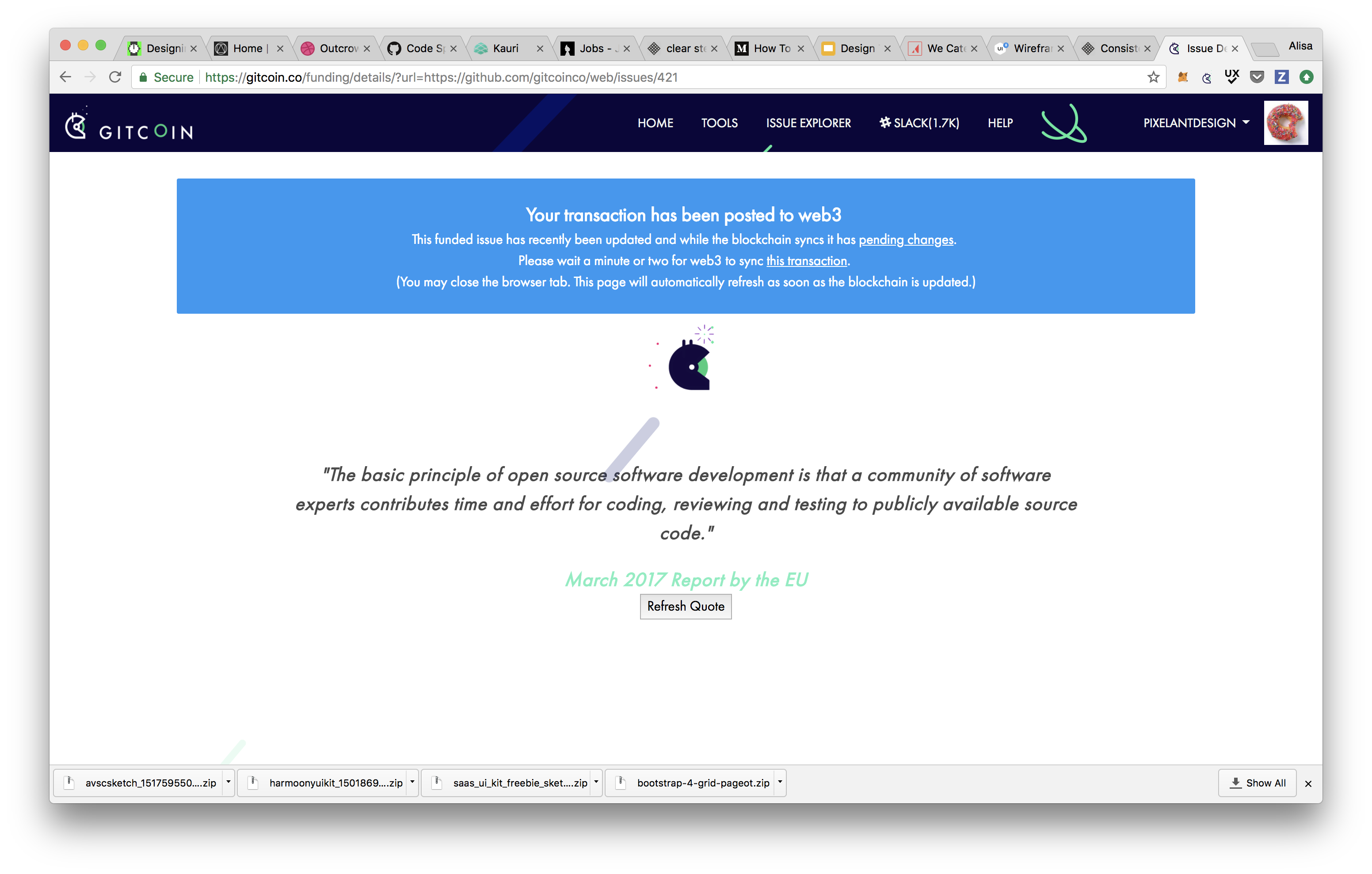 Unify Modal Designs · Issue #430 · gitcoinco/web · GitHub